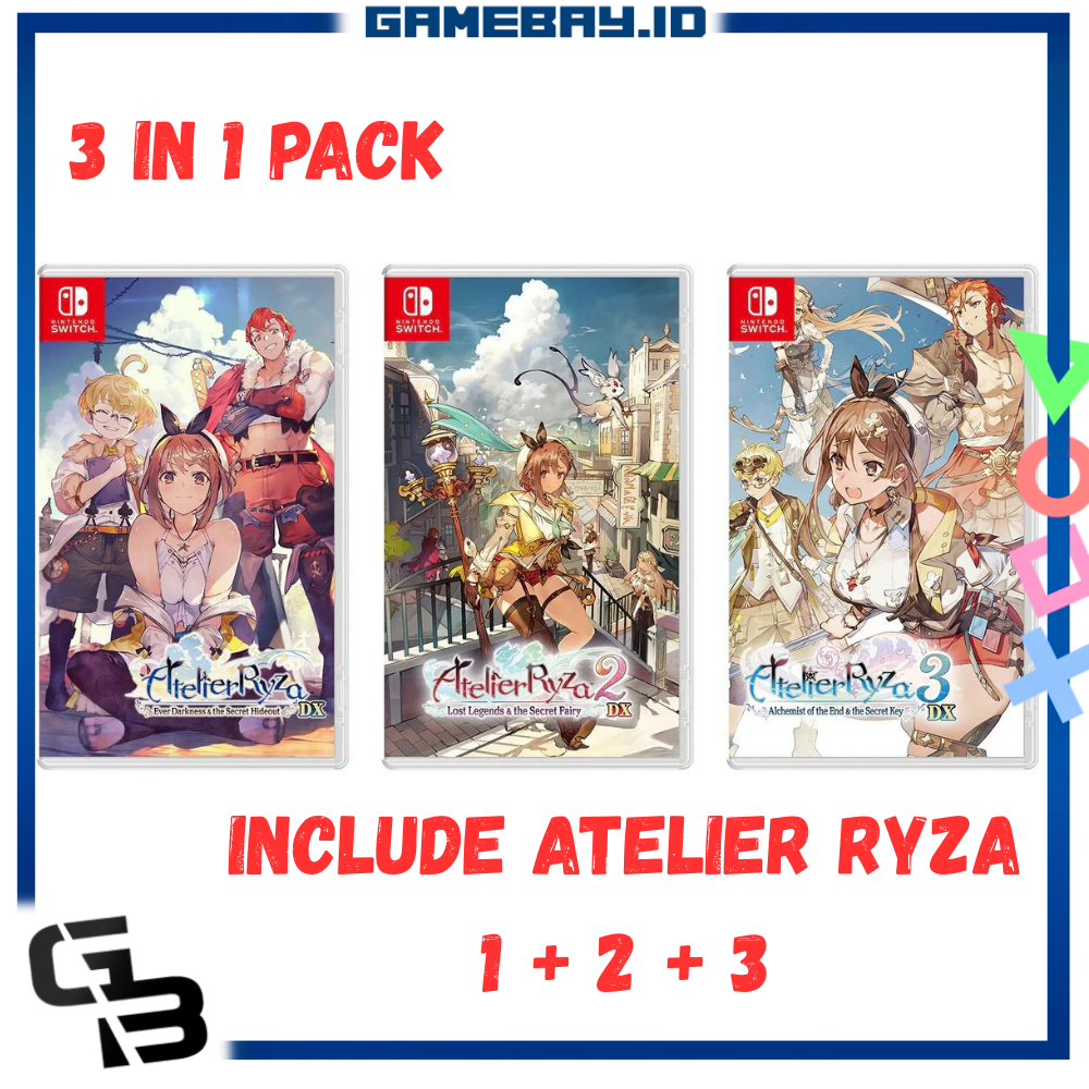 Jual Nintendo Switch Atelier Ryza Secret Trilogy Deluxe Pack ( 3 in 1 ...