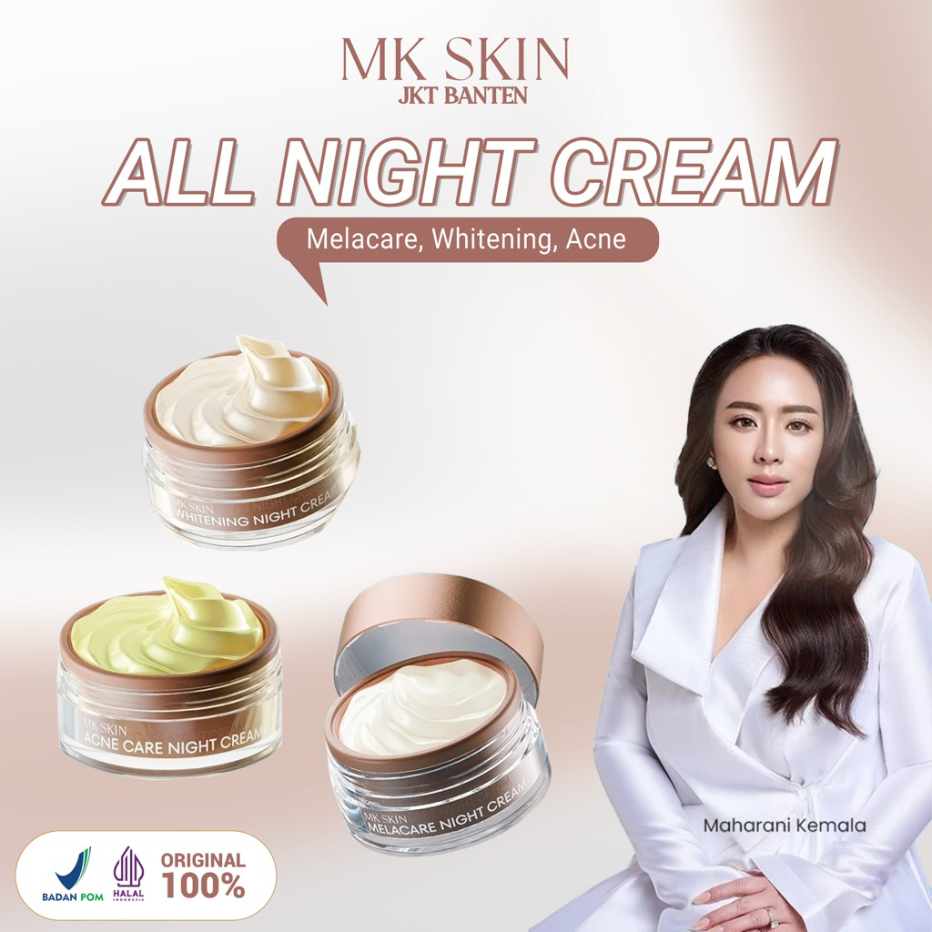 Jual [READY] MK SKIN ALL VARIAN NIGHT CREAM 12G NIACINAMIDE CYSTEAMINE ...