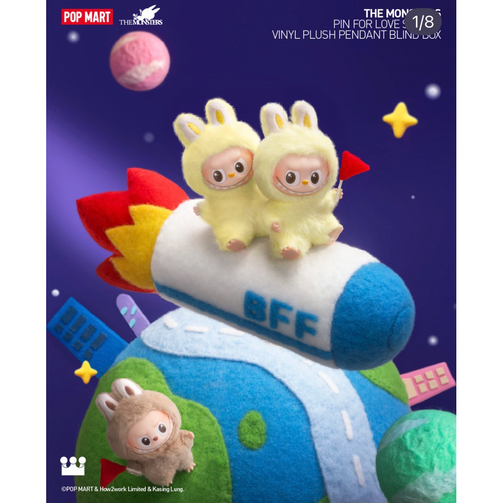 Jual POP MART ORIGINAL LABUBU V4 THE MONSTERS PIN FOR LOVE LETTER PENDANT KEYCHAIN SELECTED ...