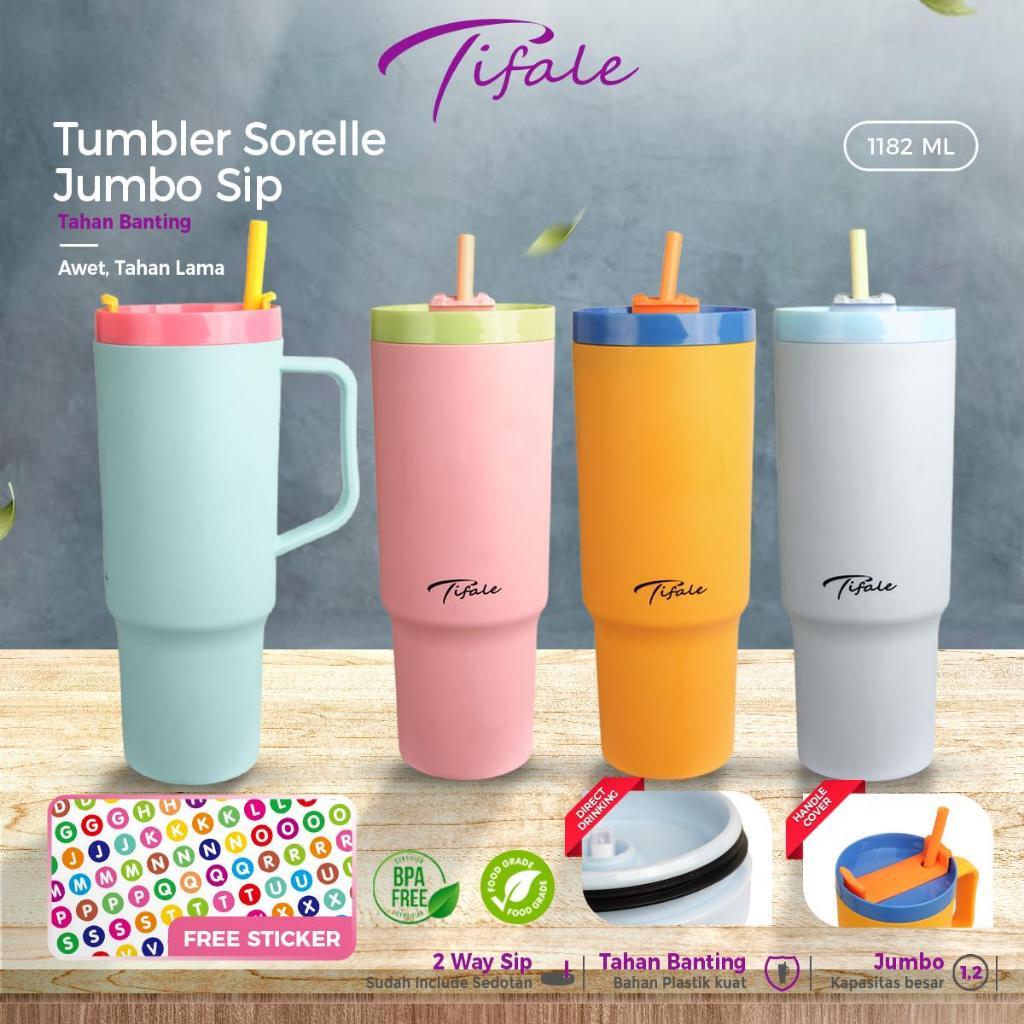 Jual ZOKANI x Tifale Sorelle Tumbler Jumbo 1182 ML Tumblr Botol Air ...