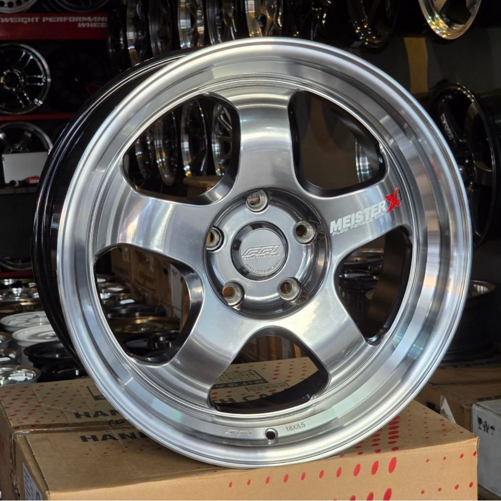 Jual velg mobil ring 18 WORK MEISTER FLOW FORMING PCD 5X120 LEBAR 8,5 ...