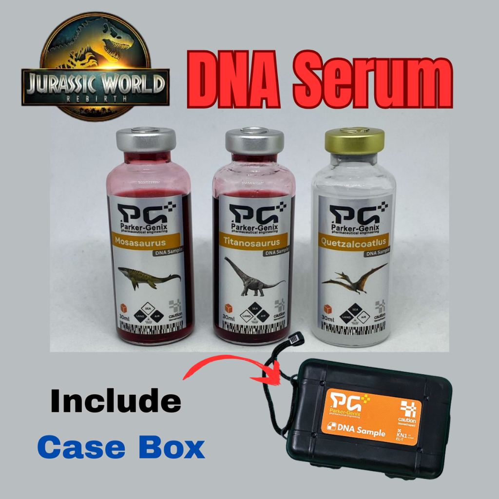 Jual Jurassic World Rebirth DNA Samples PROPS + Protective Box Case ...