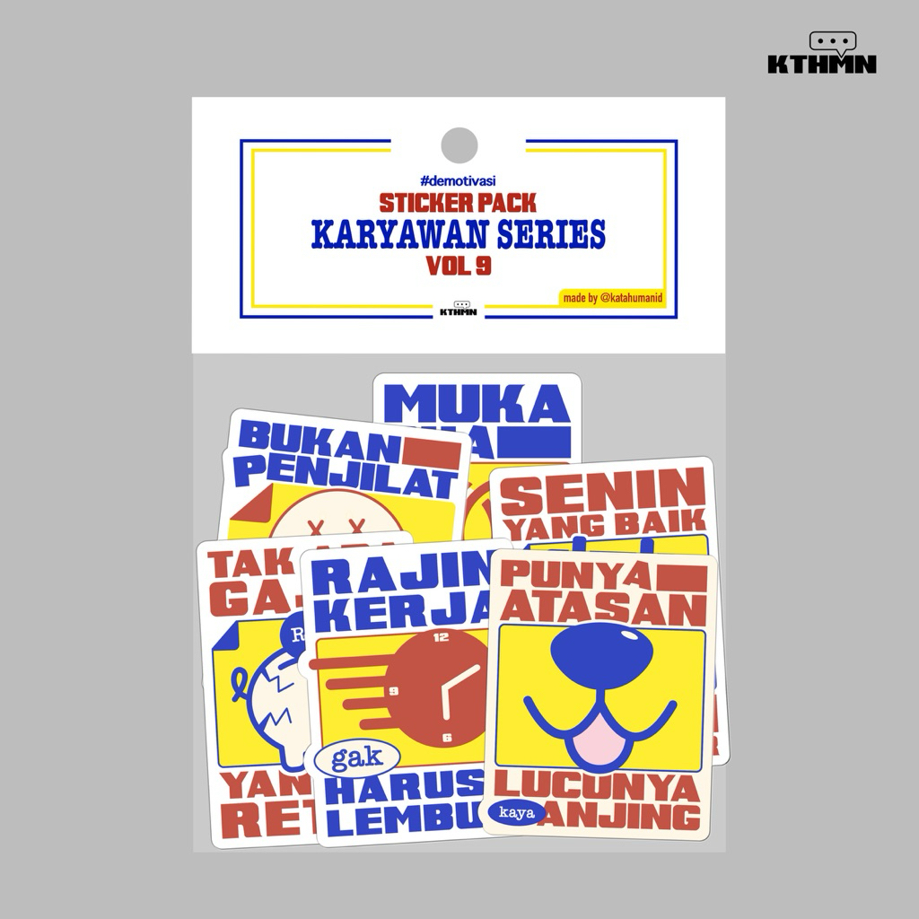 Jual Karyawan Series Vol. 9 - Sticker Pack | SP - 093 | Shopee Indonesia