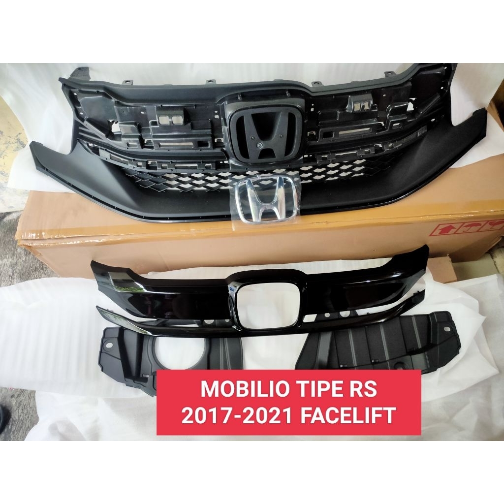 Jual Paket Grill komplit Honda Mobilio RS tipe E 2014-2022 Original ...