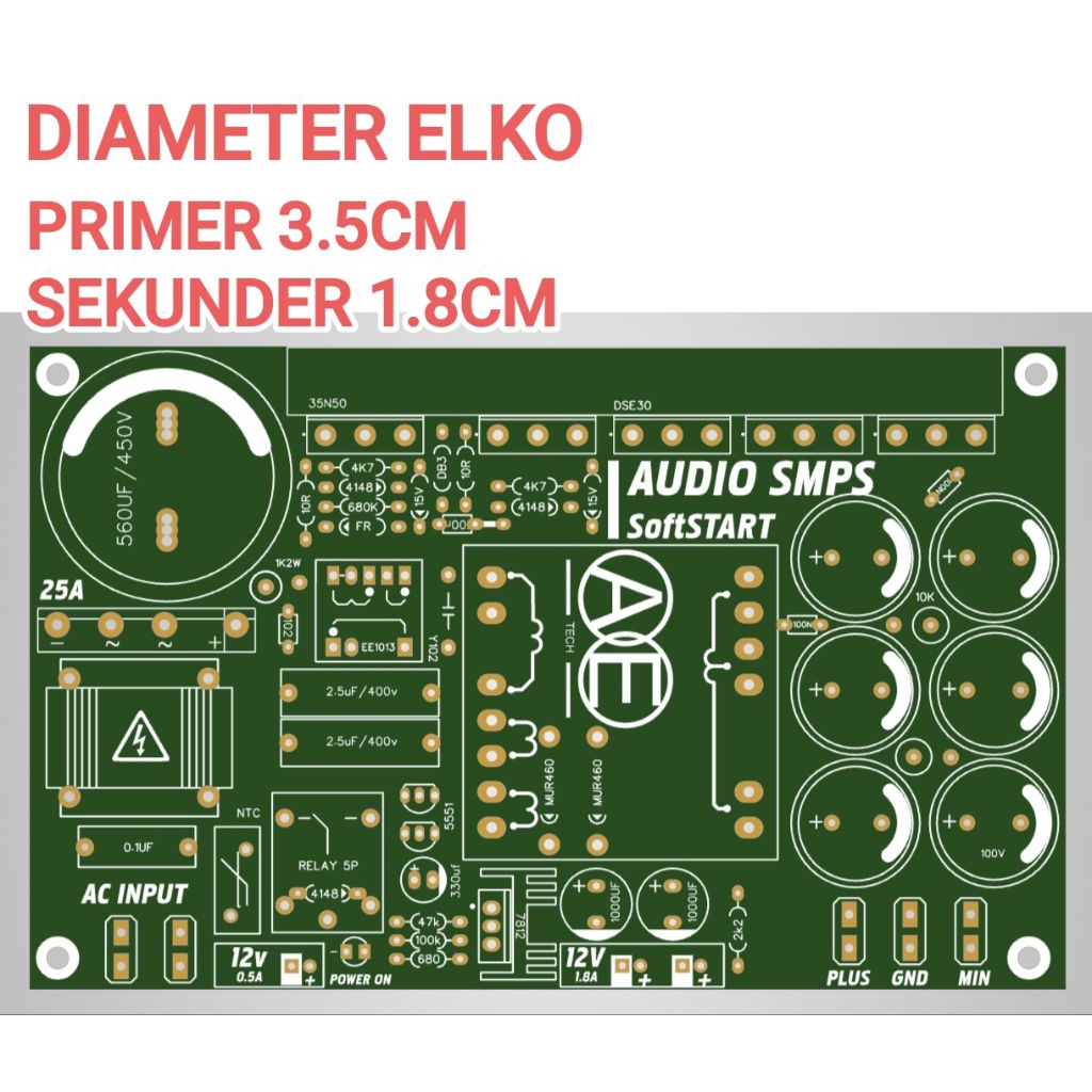 Jual PCB SMPS SOS HB 20A EE42 | Shopee Indonesia