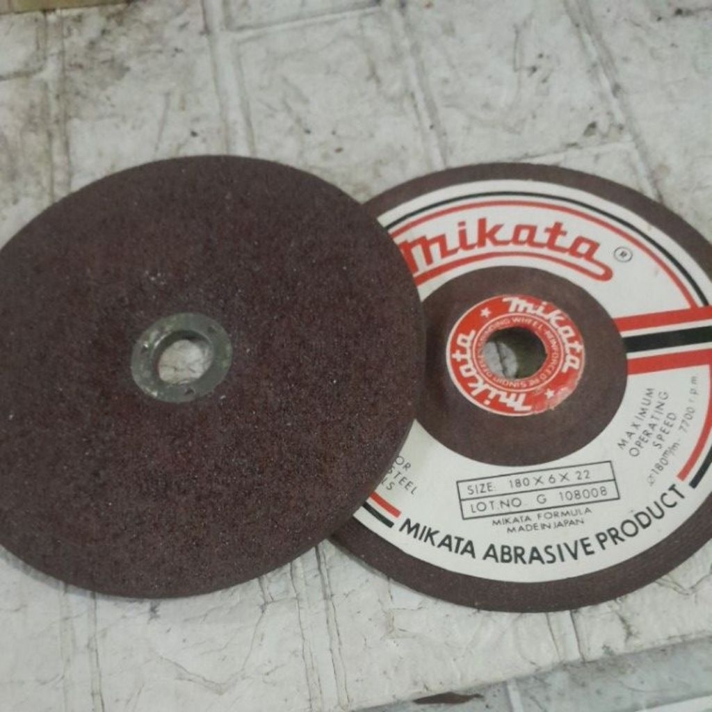 Jual BATU GLAR GRINDING MIKATA dengan tebal 6mm diameter - diamiter ...