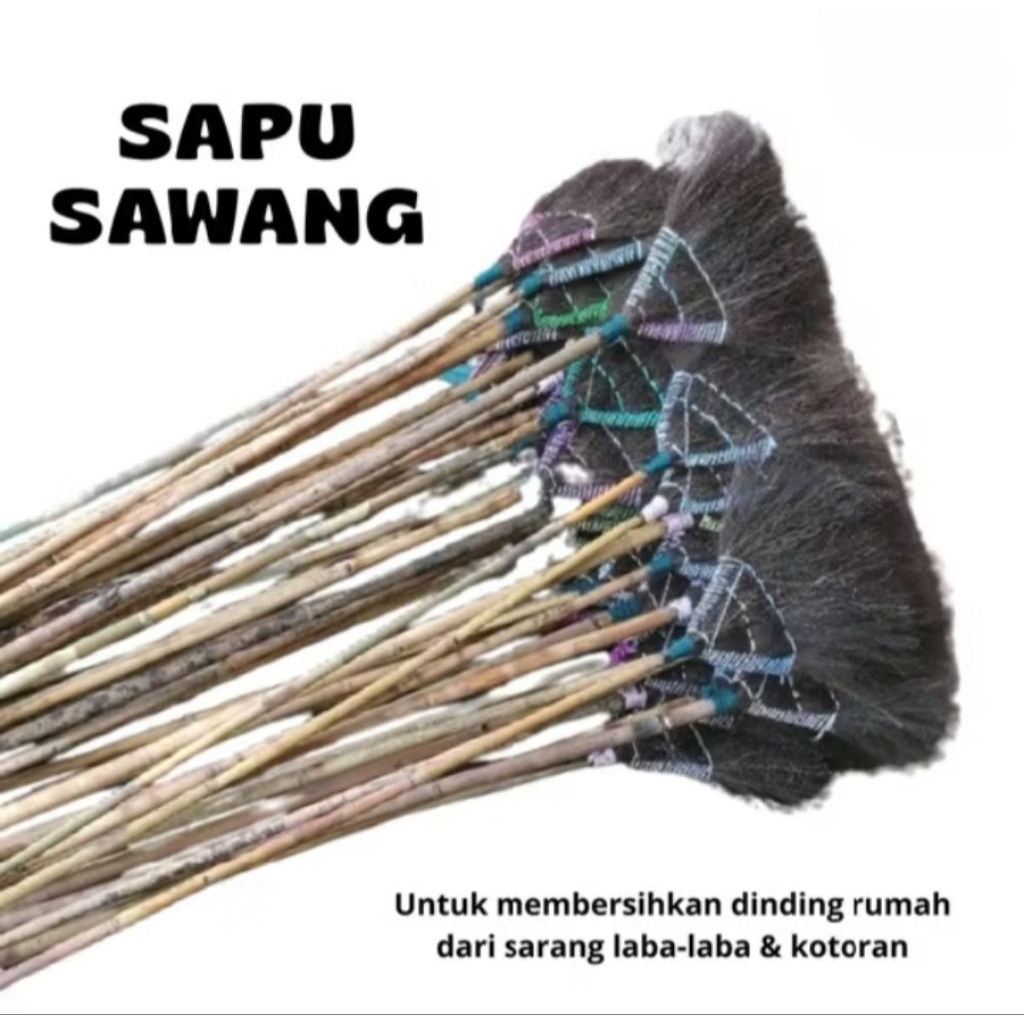 Jual Sapu Plafon Sawang Sarang Laba Laba Gagang Bambu Panjang 2,5 Meter ...