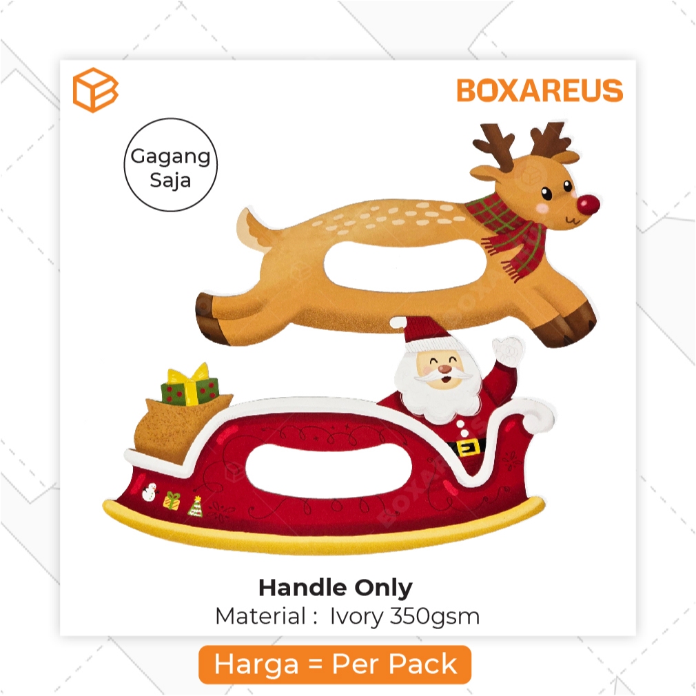 Jual PaperBag Handle Natal Gift Hampers Natal | Handle Only | Shopee ...