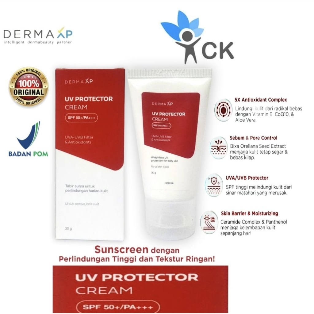Jual Derma XP - XPEDITIONS UV PROTECTOR CREAM SPF 50 TUBE 30 GR ...