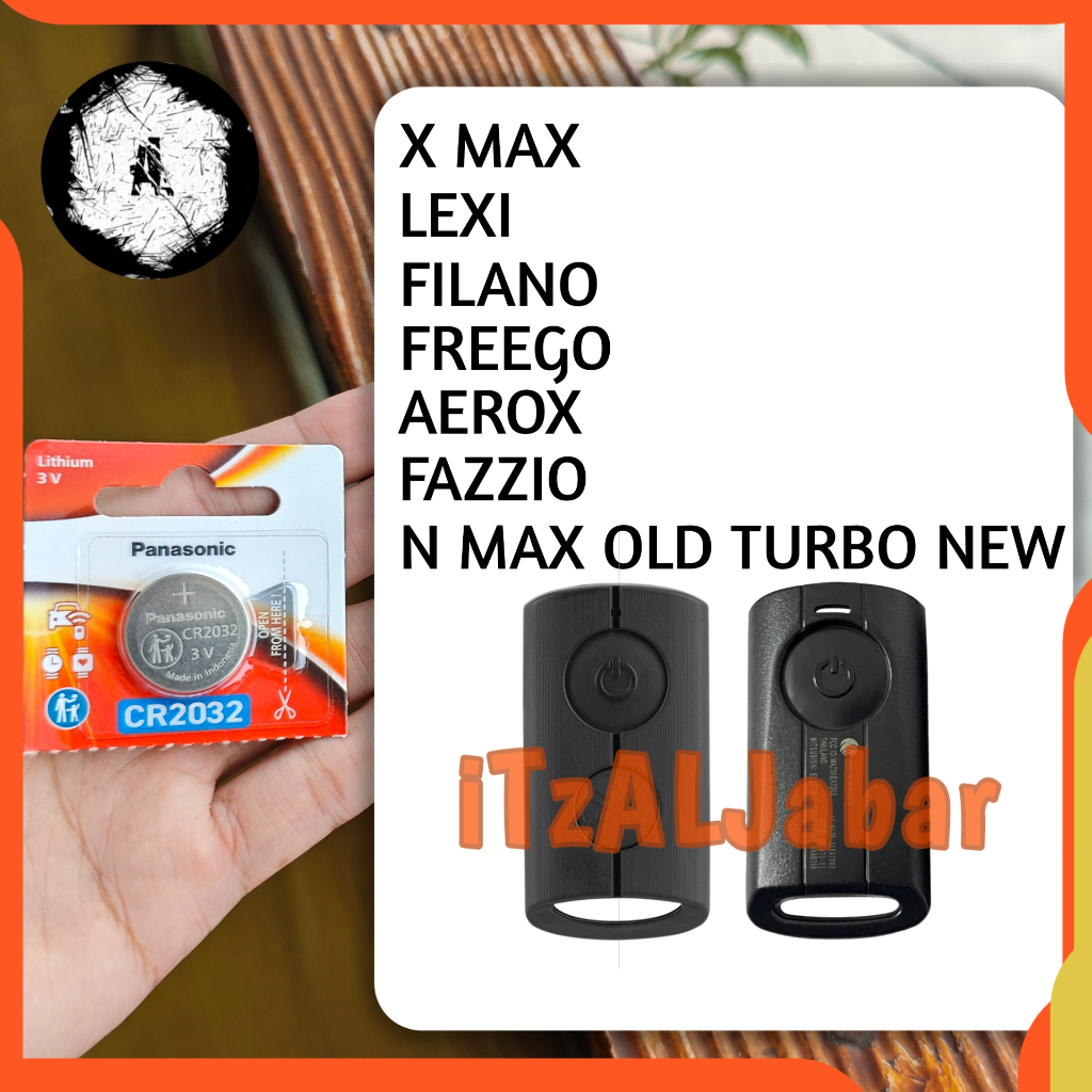 Jual Baterai remote motor X MAX LEXI FREEGO FILANO N MAX OLD TURBO NEW ...