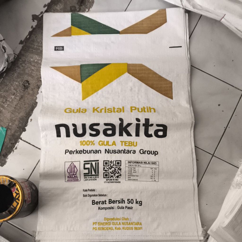 Jual karung gula baru 50 kg (58x98) | Shopee Indonesia