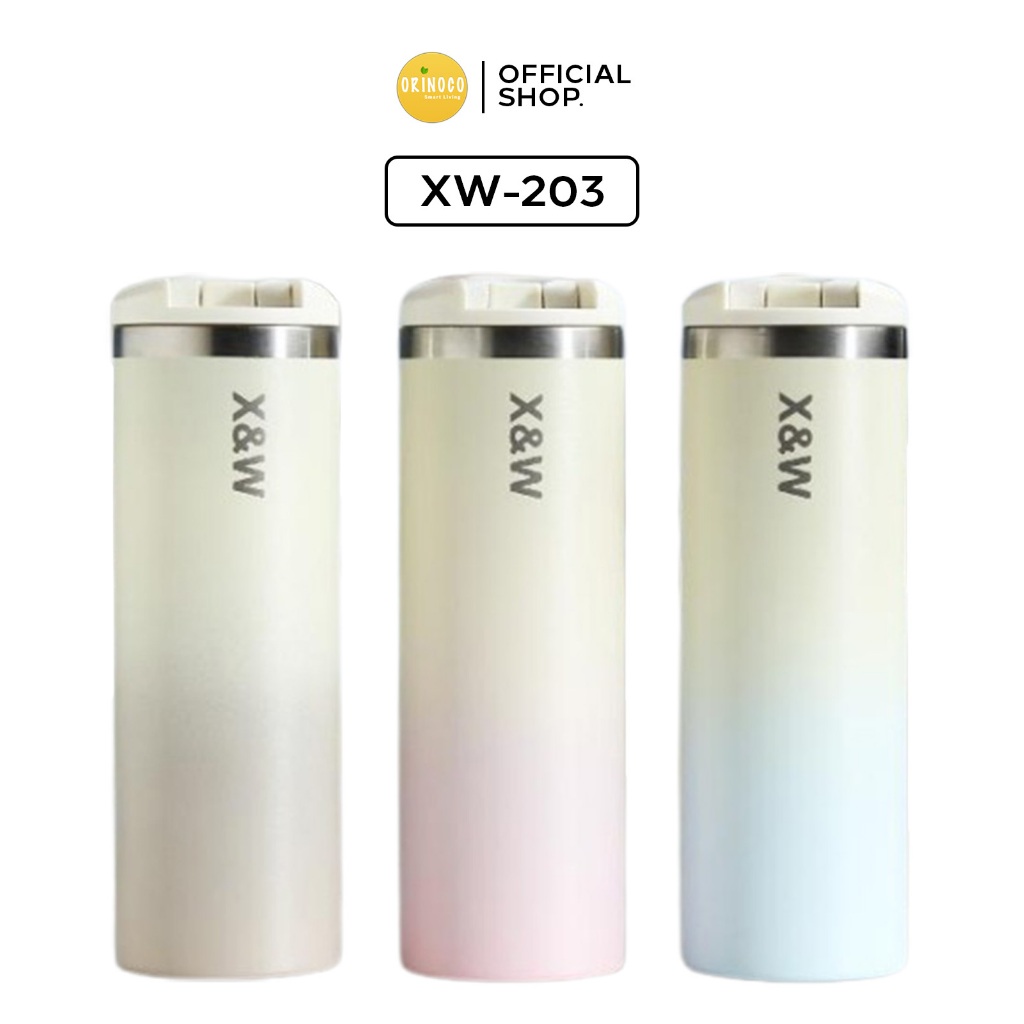 Jual Orinoco Mug Double Wall Stainless XW-203 Keep Hot & Cold 450 ML ...