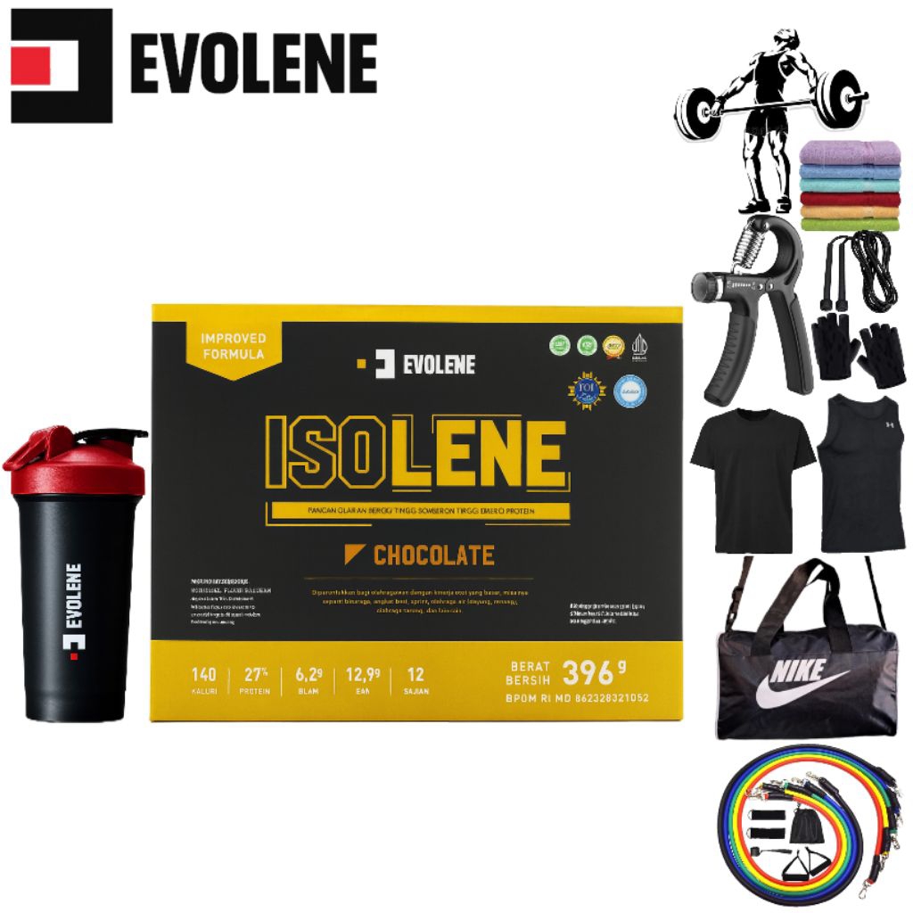 Jual Evolene - Isolene 12x Sachet Susu Whey Isolate Cutting Diet ...