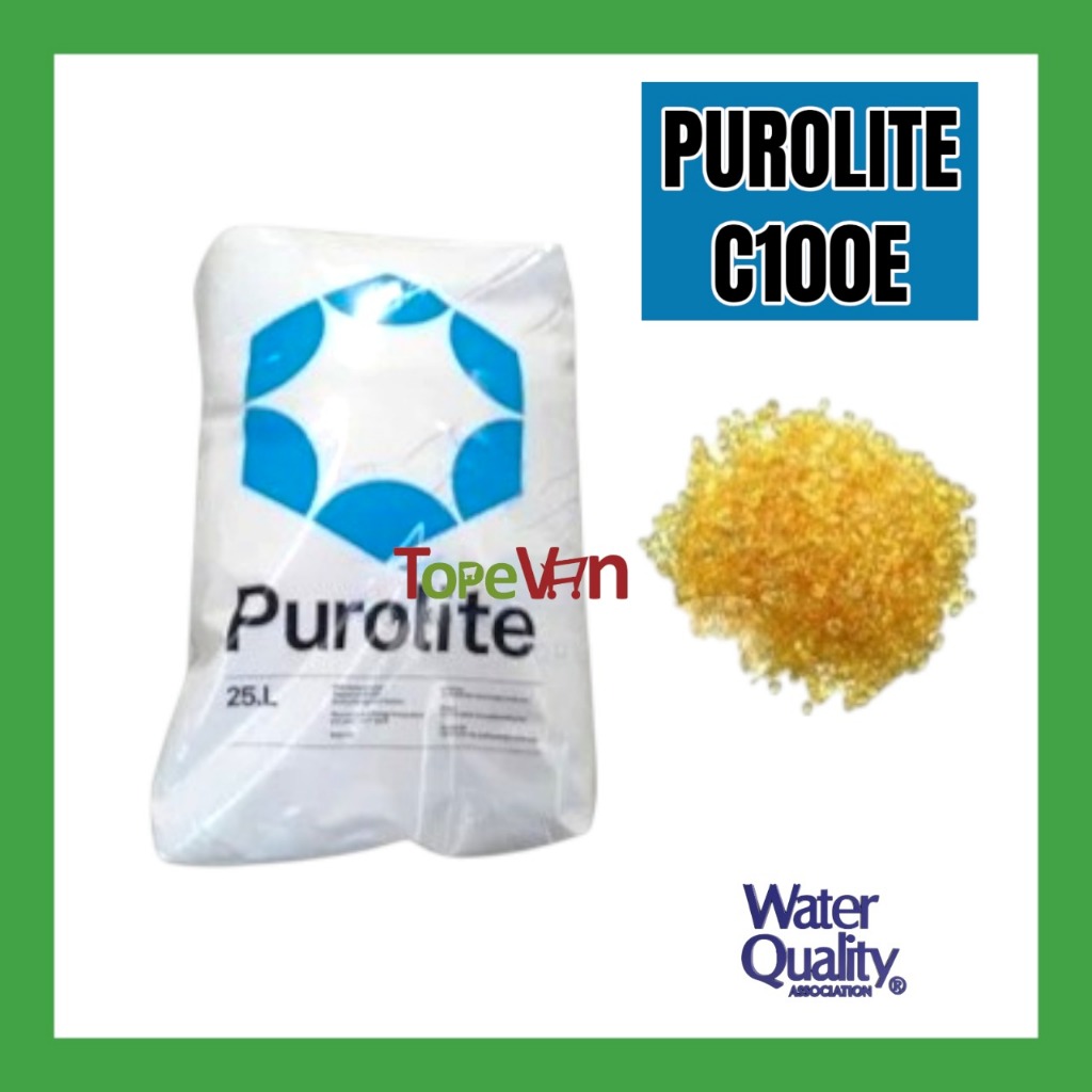 Jual resin cation purolite c100e softener media filter kemasan 25 liter ...