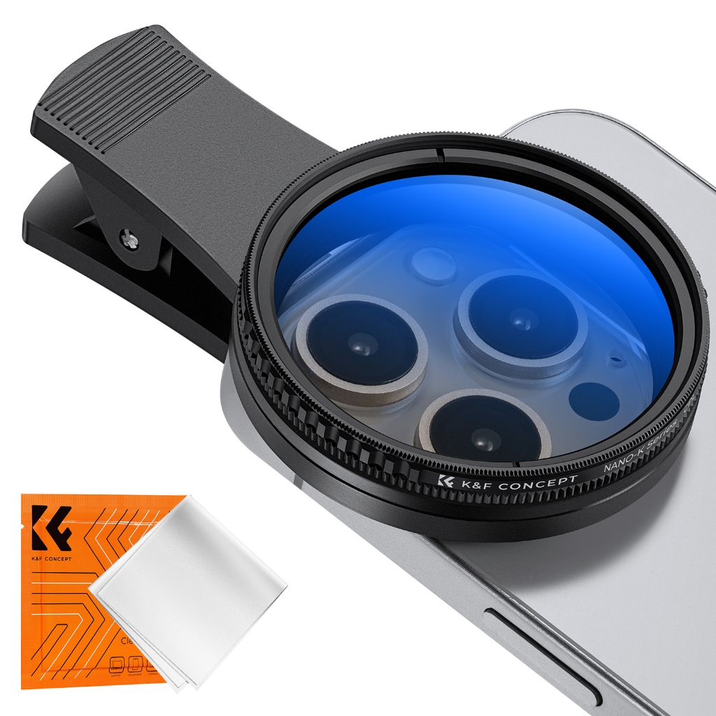 Jual Filter Lensa CPL 52mm dan Clip On untuk HP K&F Concept Circular ...