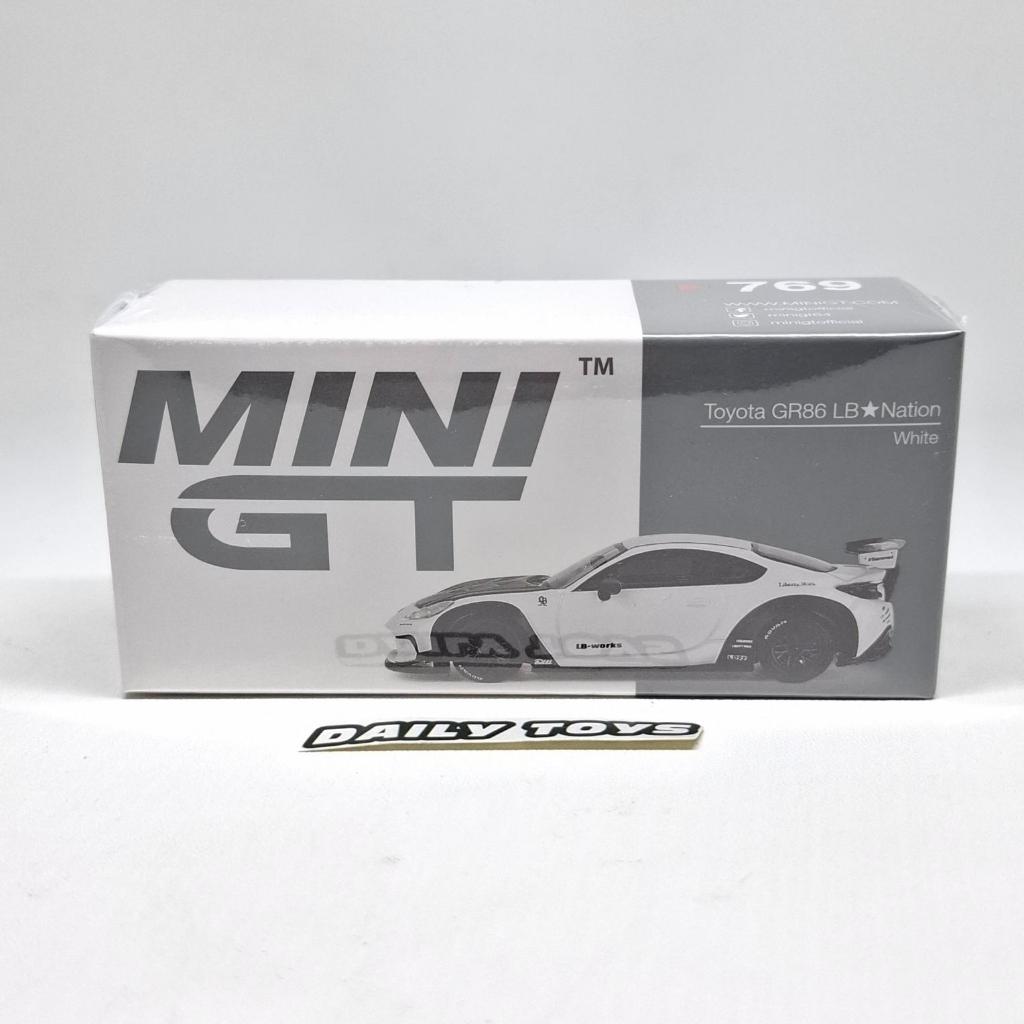 Jual Mini GT Toyota GR86 LB Nation White Sealed | Shopee Indonesia