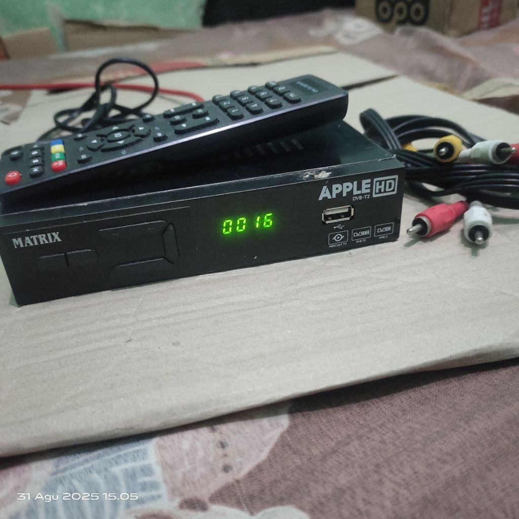 Jual stb tv digital matrix apple merah seken bekas | Shopee Indonesia