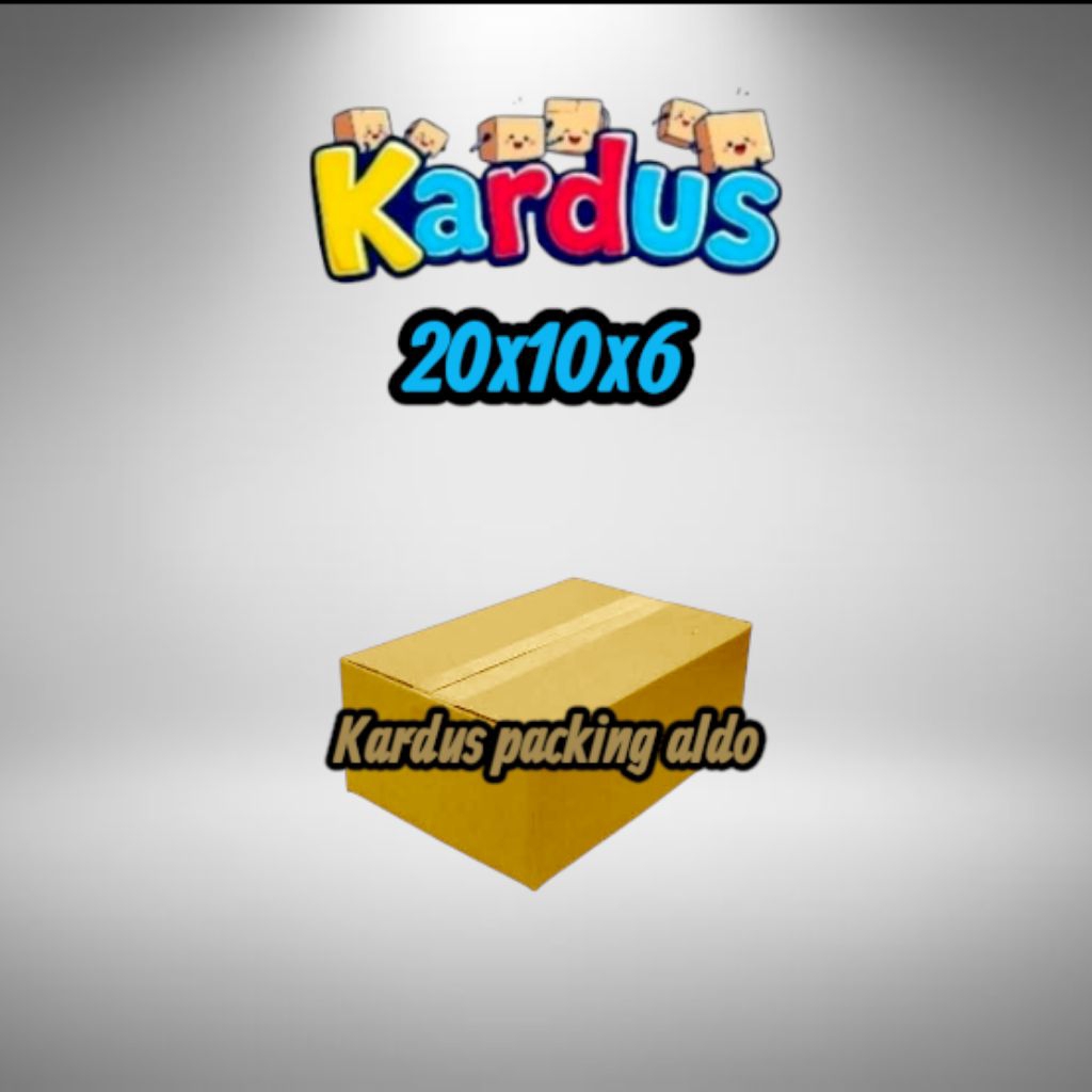 Jual kardus box packing 20×10×6 | Shopee Indonesia