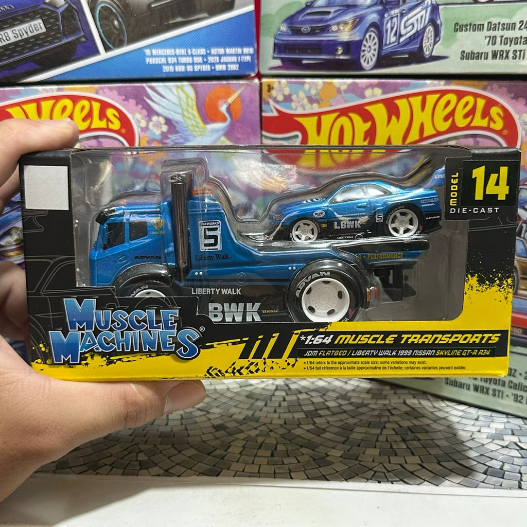 Jual Muscle Machine Nissan Skyline GT-R R34 Blue LBWK - TRUCK Liberty ...