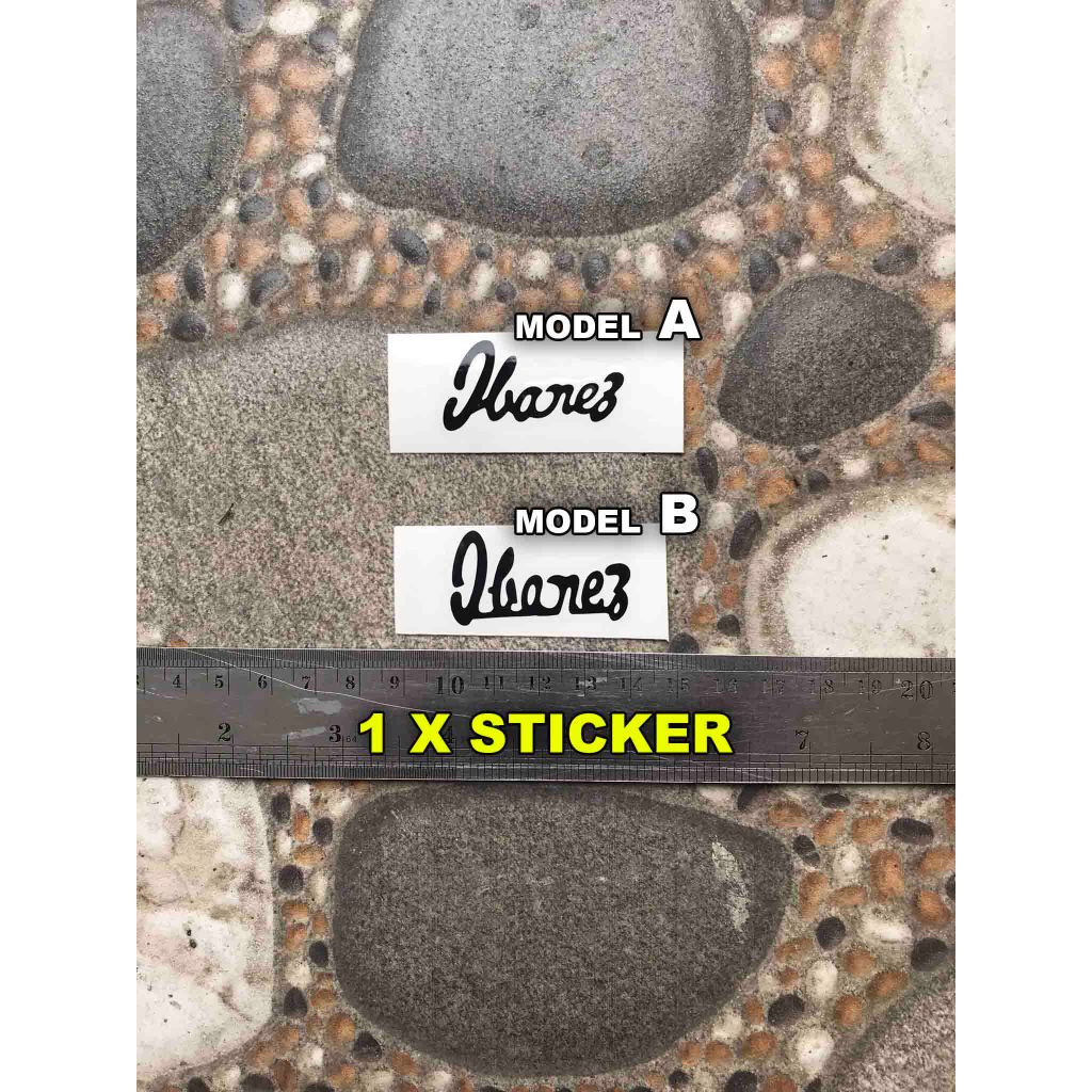 Jual Vintage 70s Logo Sticker Tempel Headstock Gitar Ibanez Destroyer ...