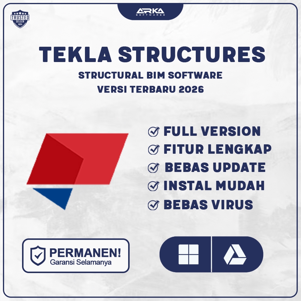 Jual Tekla Structures Designer 2025 Full Version Original Lifetime + Panduan Instalasi (WIN ...
