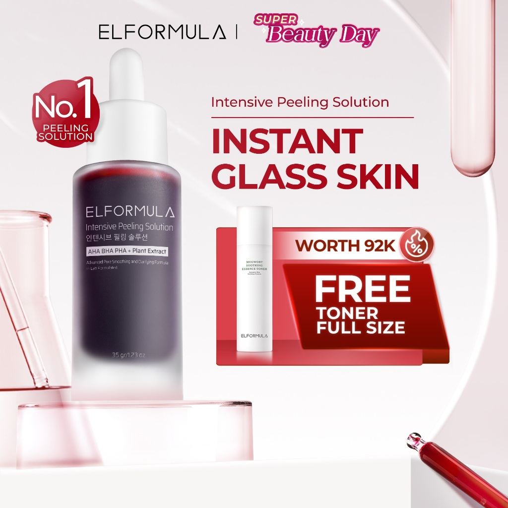 Jual [ FREE TONER ] ELFORMULA Intensive Peeling Solution - Peeling ...