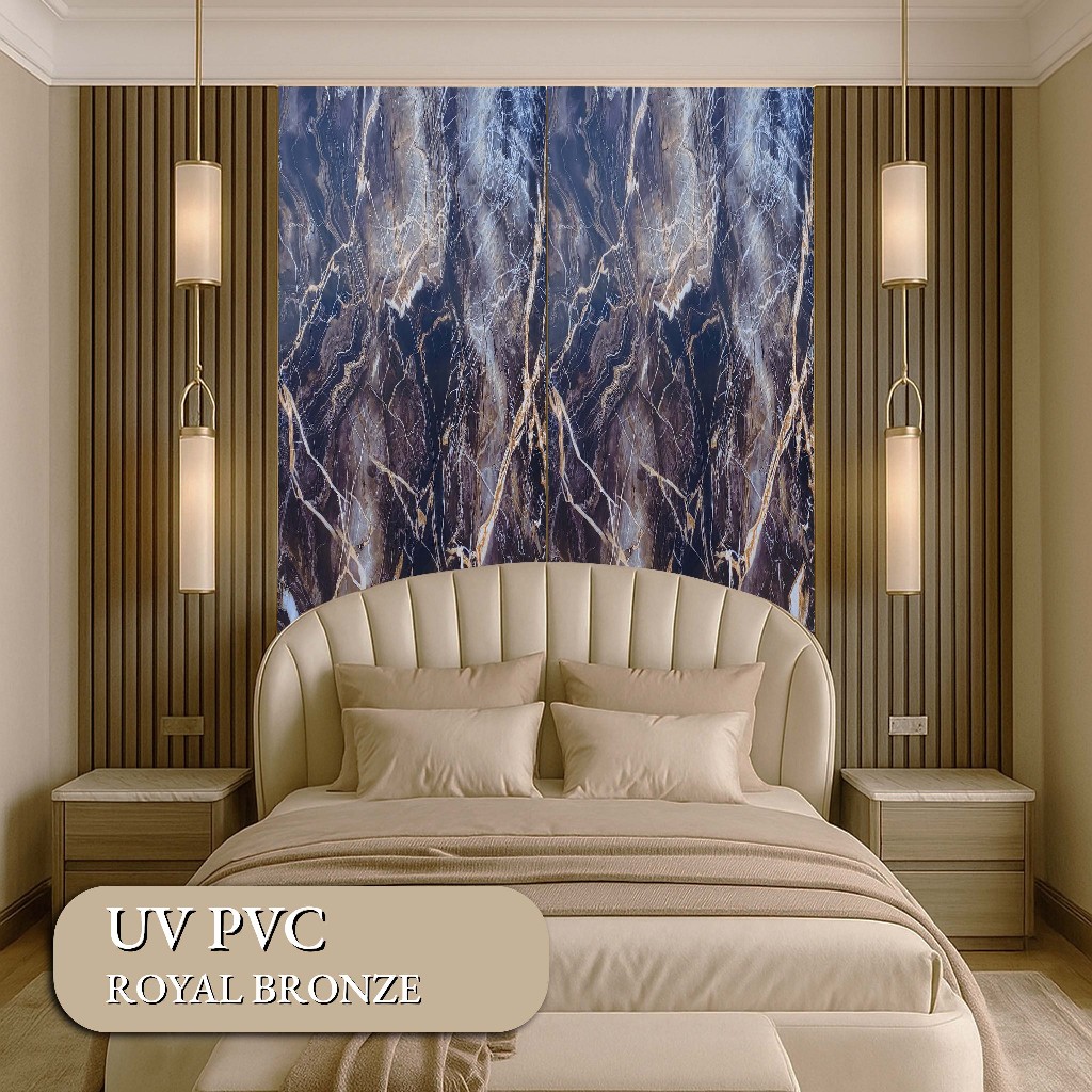 Jual UPVC Panel PVC Board Panel Dinding 244x122 cm Tebal 3mm - Royal ...