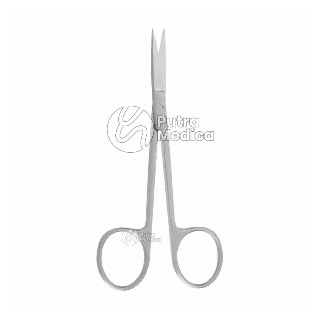 Jual Sakamed Gunting Iris Lurus Tajam Tajam 12,5cm / Instrumen Bedah ...