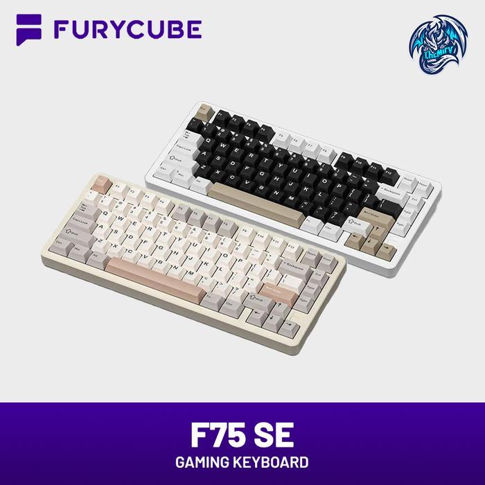 Jual Furycube F75 SE Aluminum RGB Tri-mode Wireless Mechanical Gaming ...