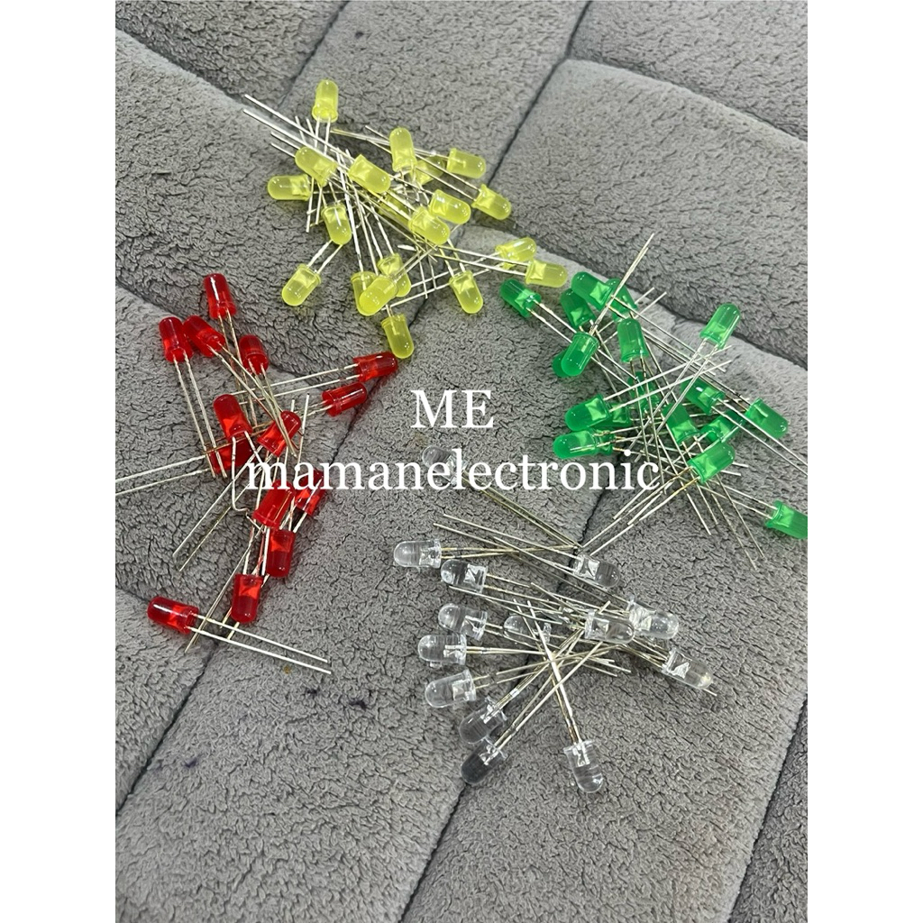 Jual LED 5MM 5 MM 1 WARNA | Shopee Indonesia