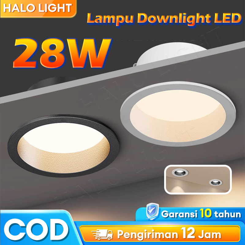 Jual Lampu Downlight LED Tertanam Super Tipis 6W 9W 12W 18W 24W - Inbow ...