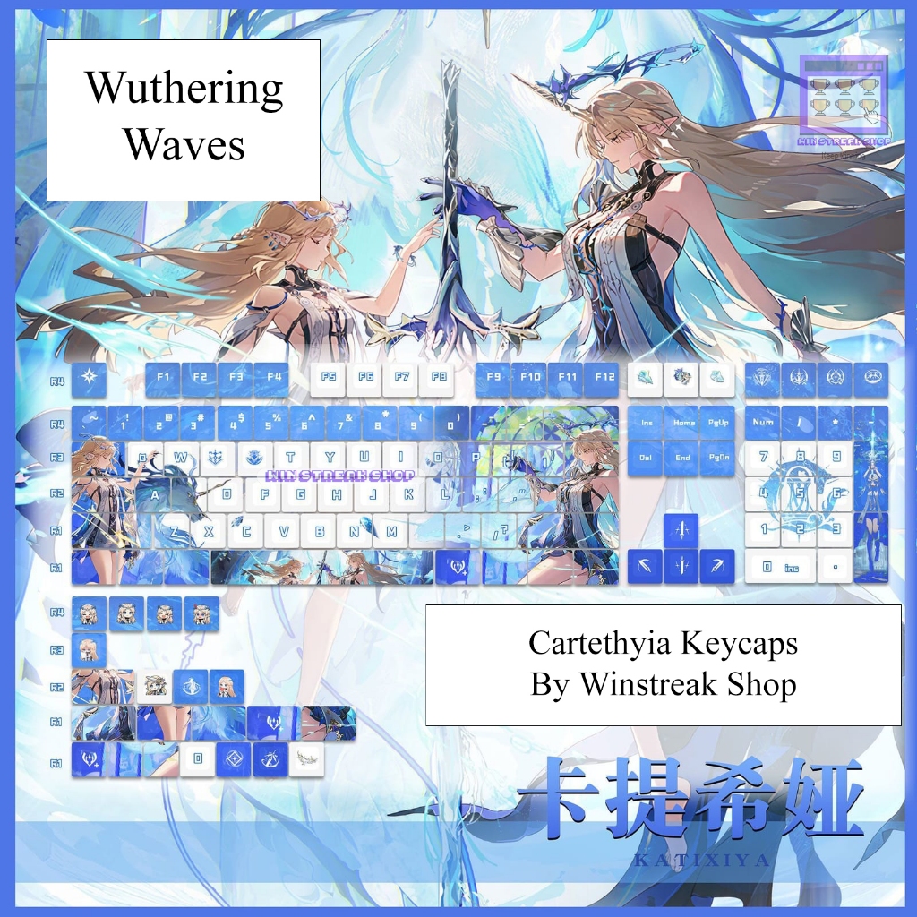 Jual Wuthering Waves Keycaps - Cartethyia Keycaps PBT / PBT Cartethyia ...