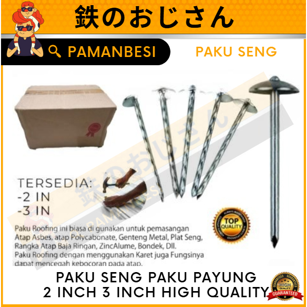 Jual Paku Seng Asbes / Paku Seng / Paku Payung Erdos Isi +- 7 KG ...