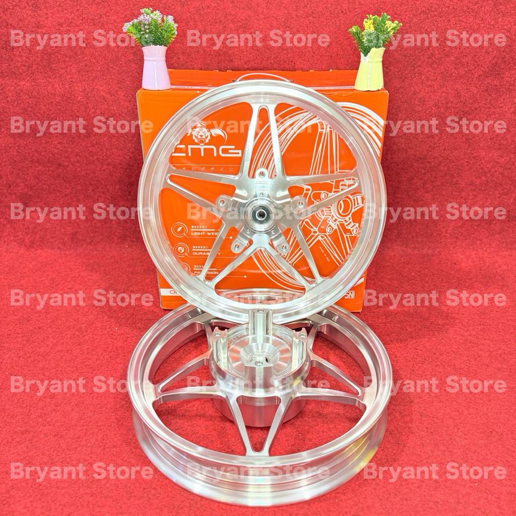 Jual CMG RACING ORIGINAL VELG MG5 CNC BINTANG LANGIT 185x14 & 215x14 ...