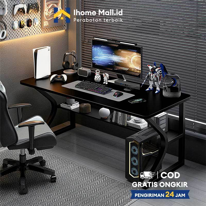 Jual Meja Komputer 120×60CM Meja Gaming Serat Karbon Minimalis Modern ...