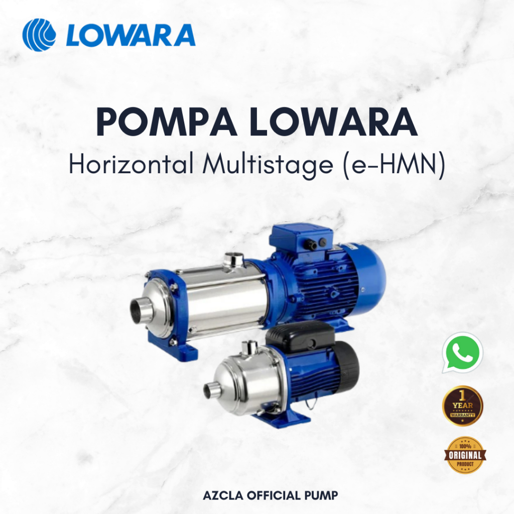 Jual POMPA LOWARA HORIZONTAL MULTISTAGE (e-HMN) SINGLE PHASE | Shopee Indonesia