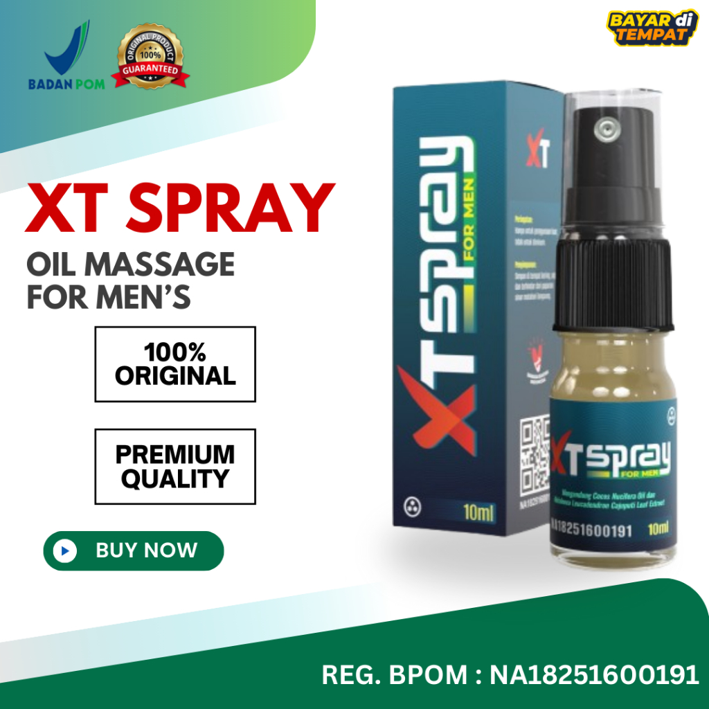 Jual Herbal Oil Minyak Pijat XT Spray Obat Untuk Peria Tahan Lama Asli ...