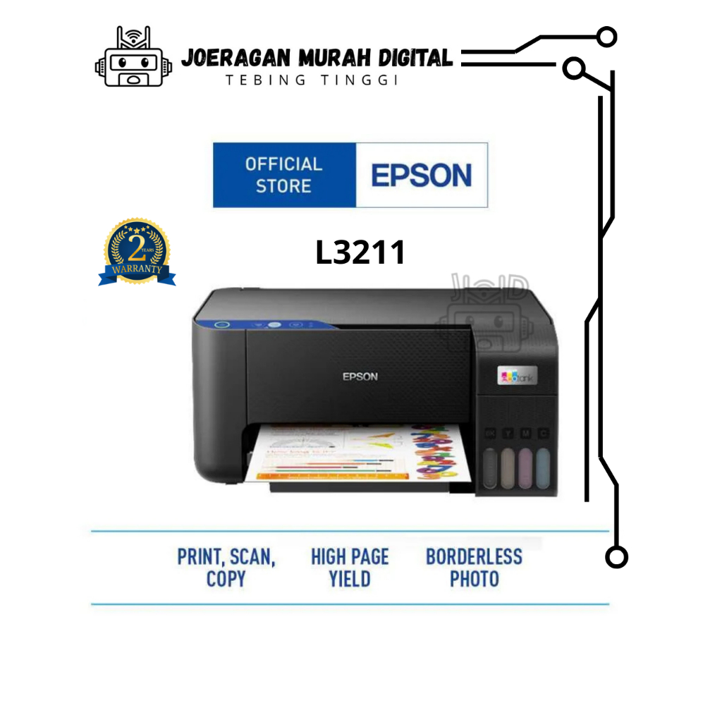 Jual Printer Epson L3211 - EcoTank Print Scan Copy Epson L3211 | Shopee ...