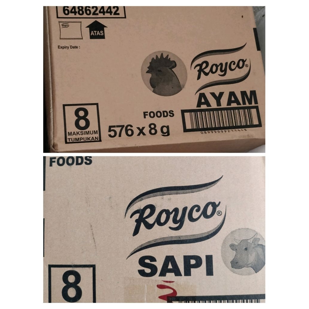 Jual ROYCO AYAM & ROYCO SAPI 1 DUS ISI 48 RENCENG | Shopee Indonesia