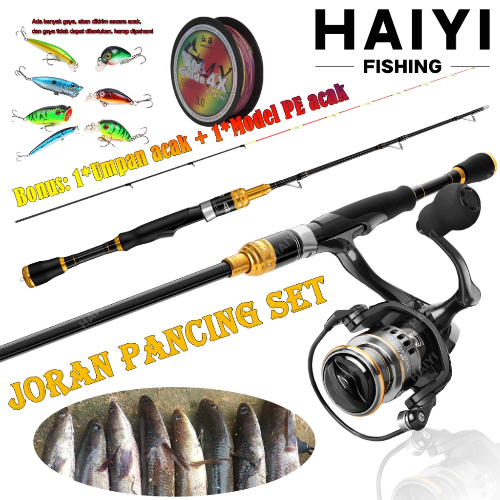 Jual HAIYI FISHING 90-120cm Dapat diskalakan Joran Pancing Spinning ...