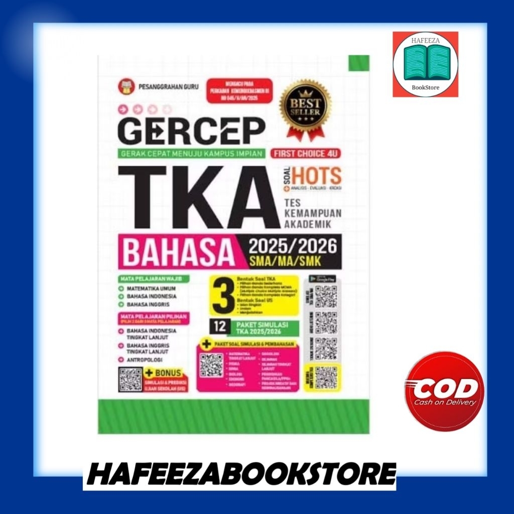 Jual BUKU GERCEP TKA BAHASA SMA/MA/SMK 2026 TERLARIS | Shopee Indonesia