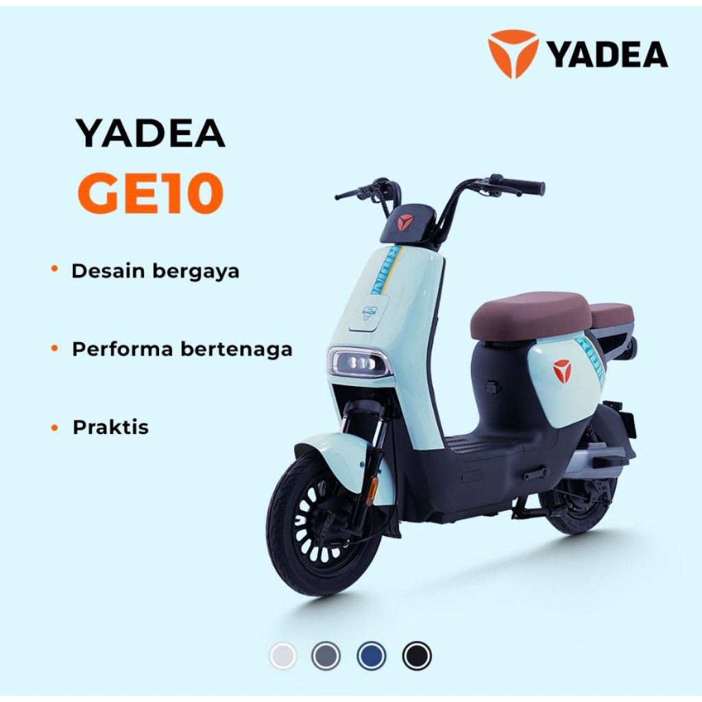 Jual Yadea GE10 Sepeda Listrik Electric Vehicle EV 350W Garansi 2 Tahun ...
