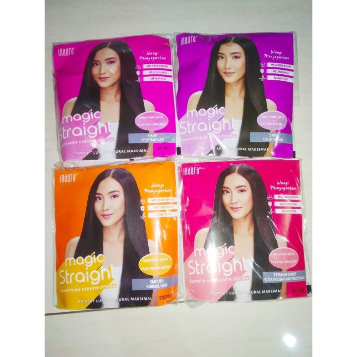 Jual INAURA MAGIC STRAIGHT SMOOTHING KERATIN SYSTEM ALL VARIAN | Shopee ...