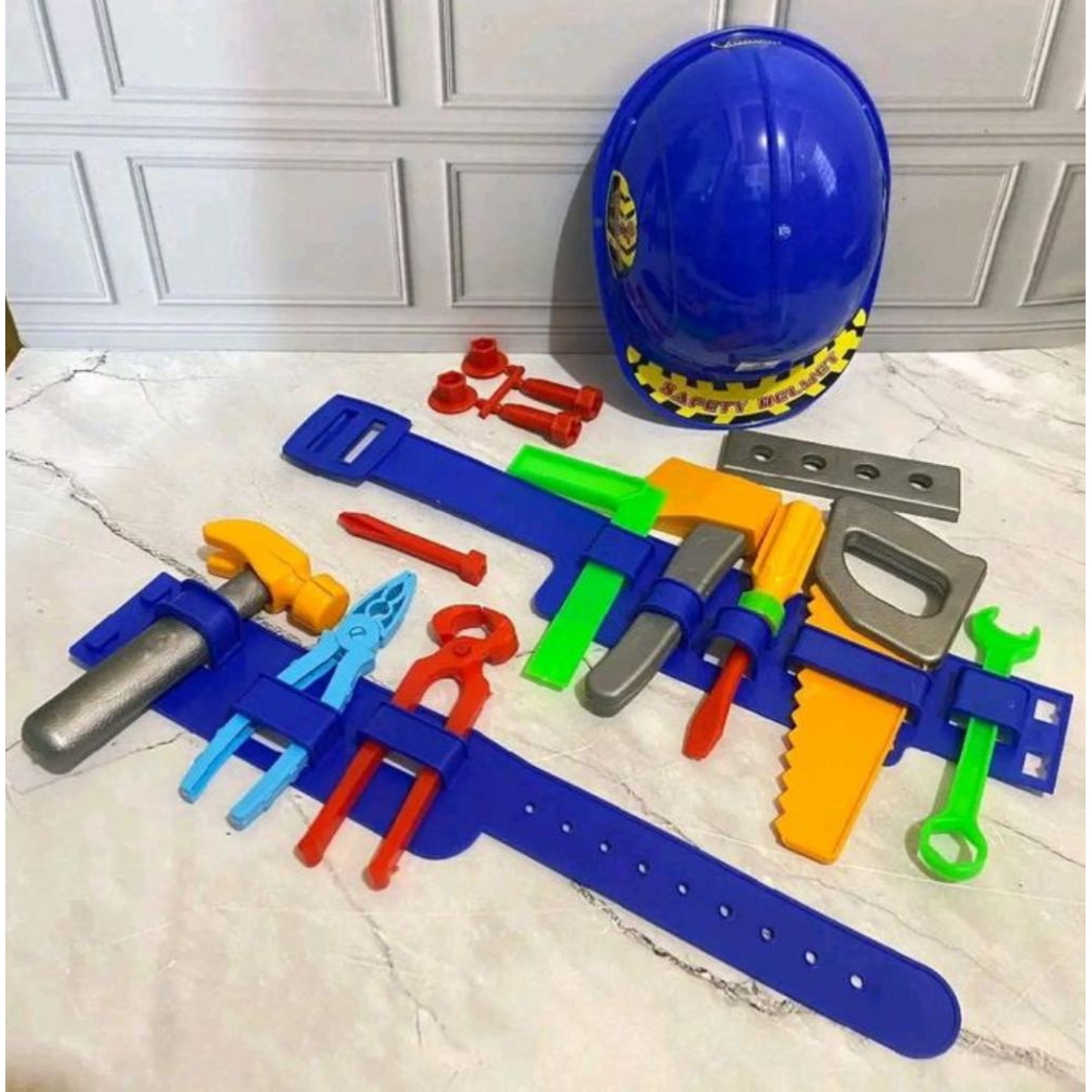 Jual Mainan Edukasi Anak Handy Tool Set/Fun Tools Set/Perkakas Tool Set ...