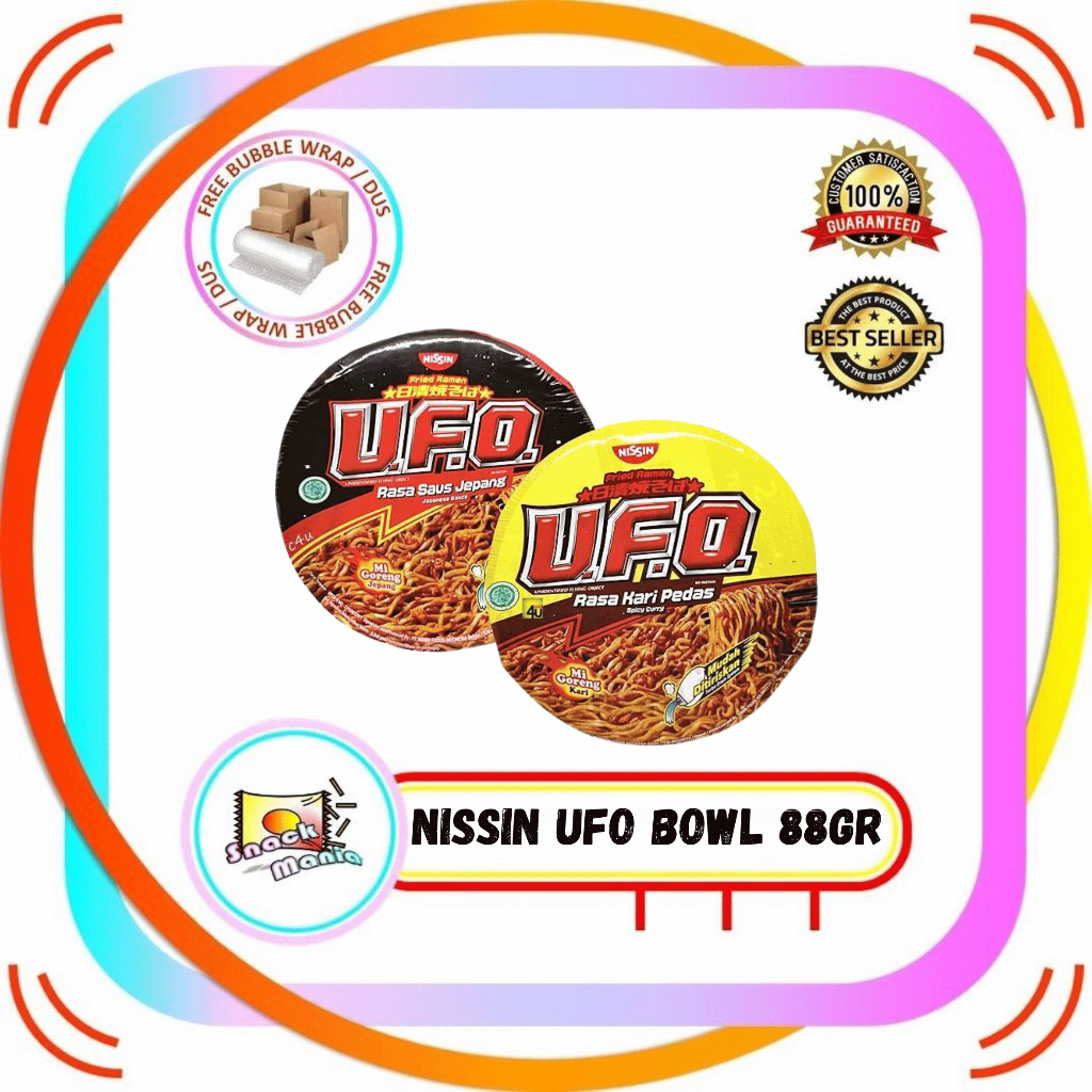 Jual Nissin Ufo Fried Ramen Bowl Saus Jepang / Kari Pedas ~ 88 gr Mie ...