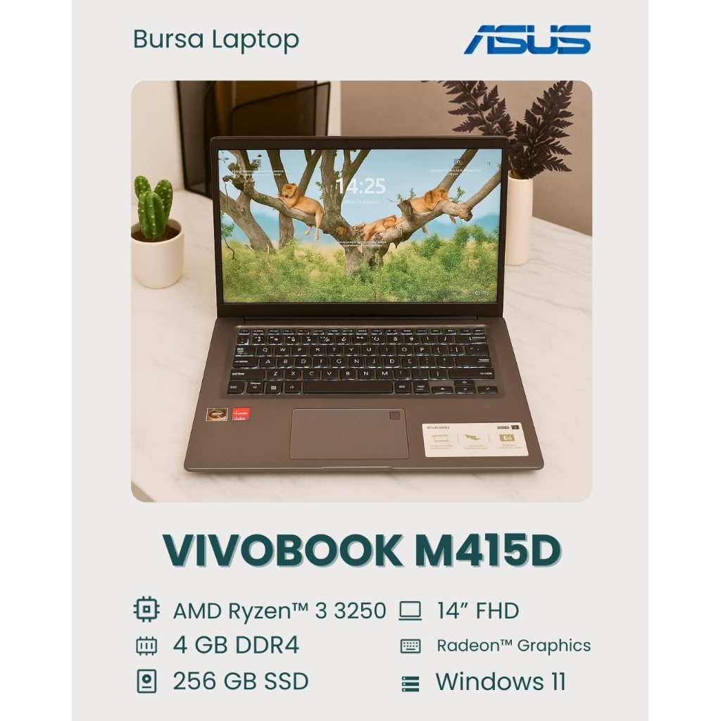 Jual Asus Vivobook M415D AMD Ryzen 3 4/256GB | Shopee Indonesia