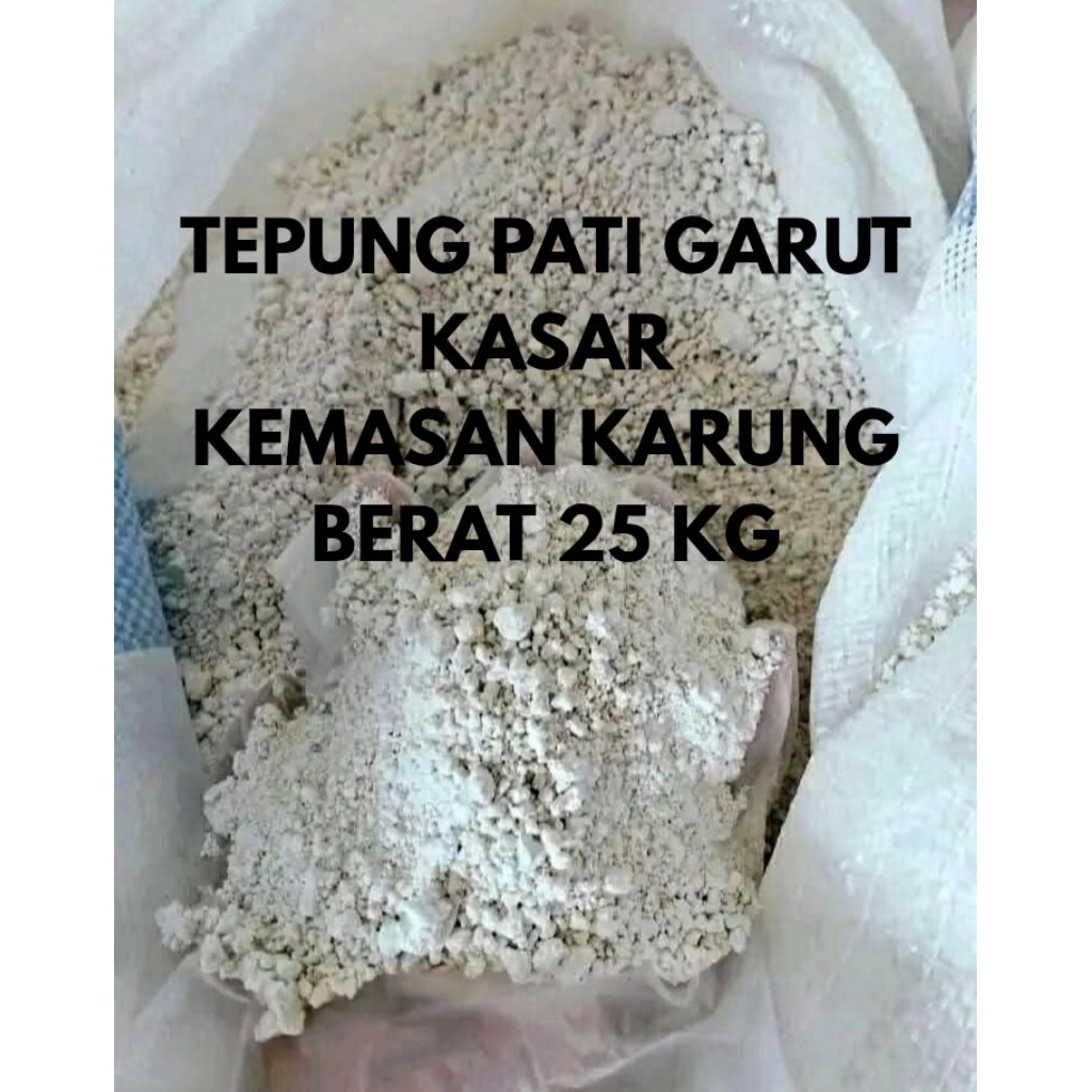 Jual Tepung Pati Garut kasar 25 kg | Shopee Indonesia