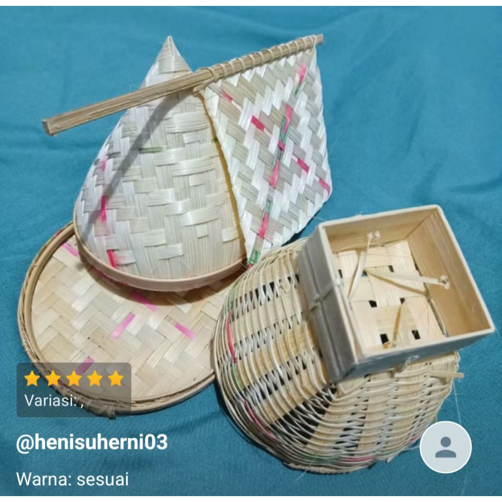 Jual Bakul Mainan Mini Kumplit Kipas Dimsum Nyiru Anyaman Bambu / Masak ...