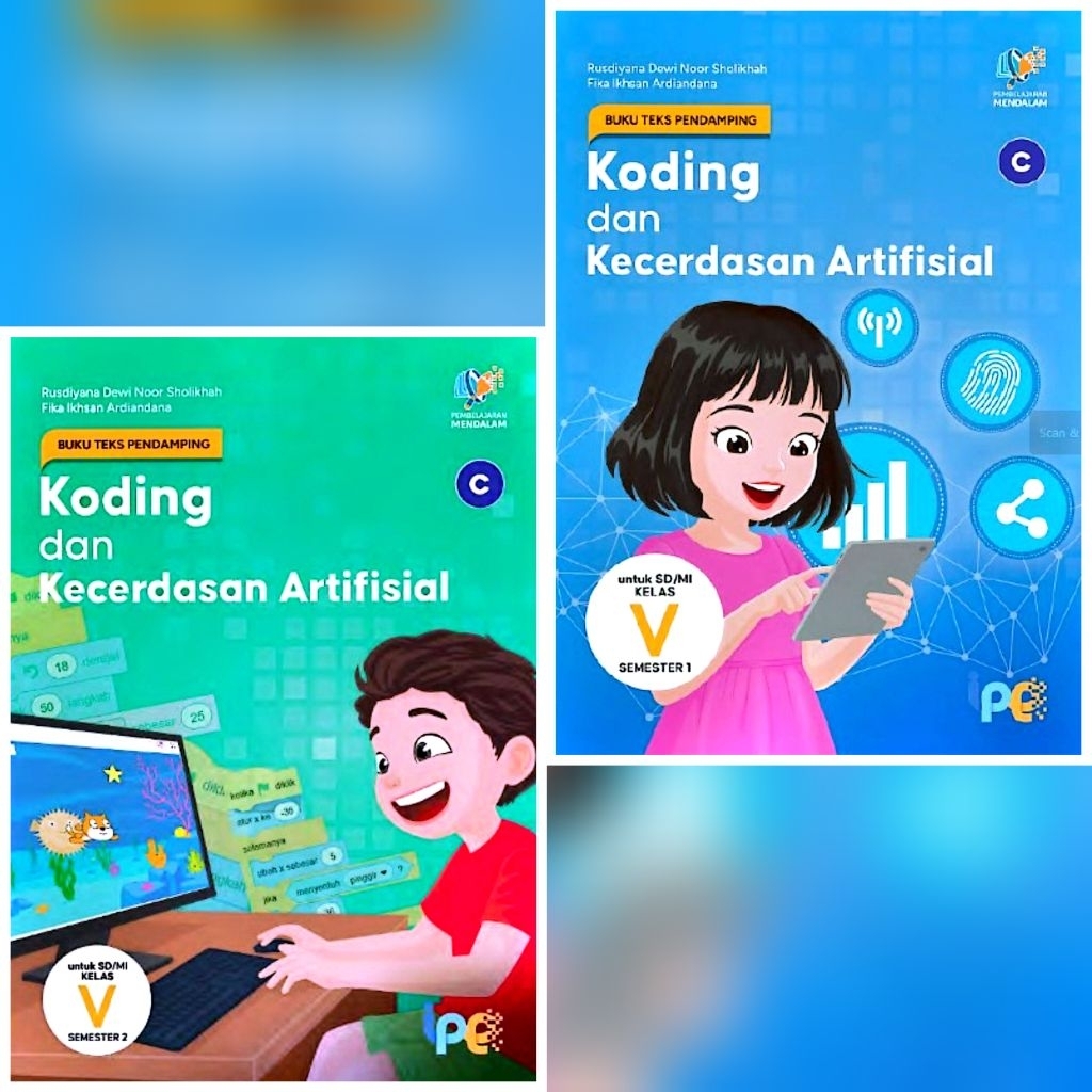 Jual KODING dan Kecerdasan Artifisial untuk SD kelas 5 Intan Pariwara ...