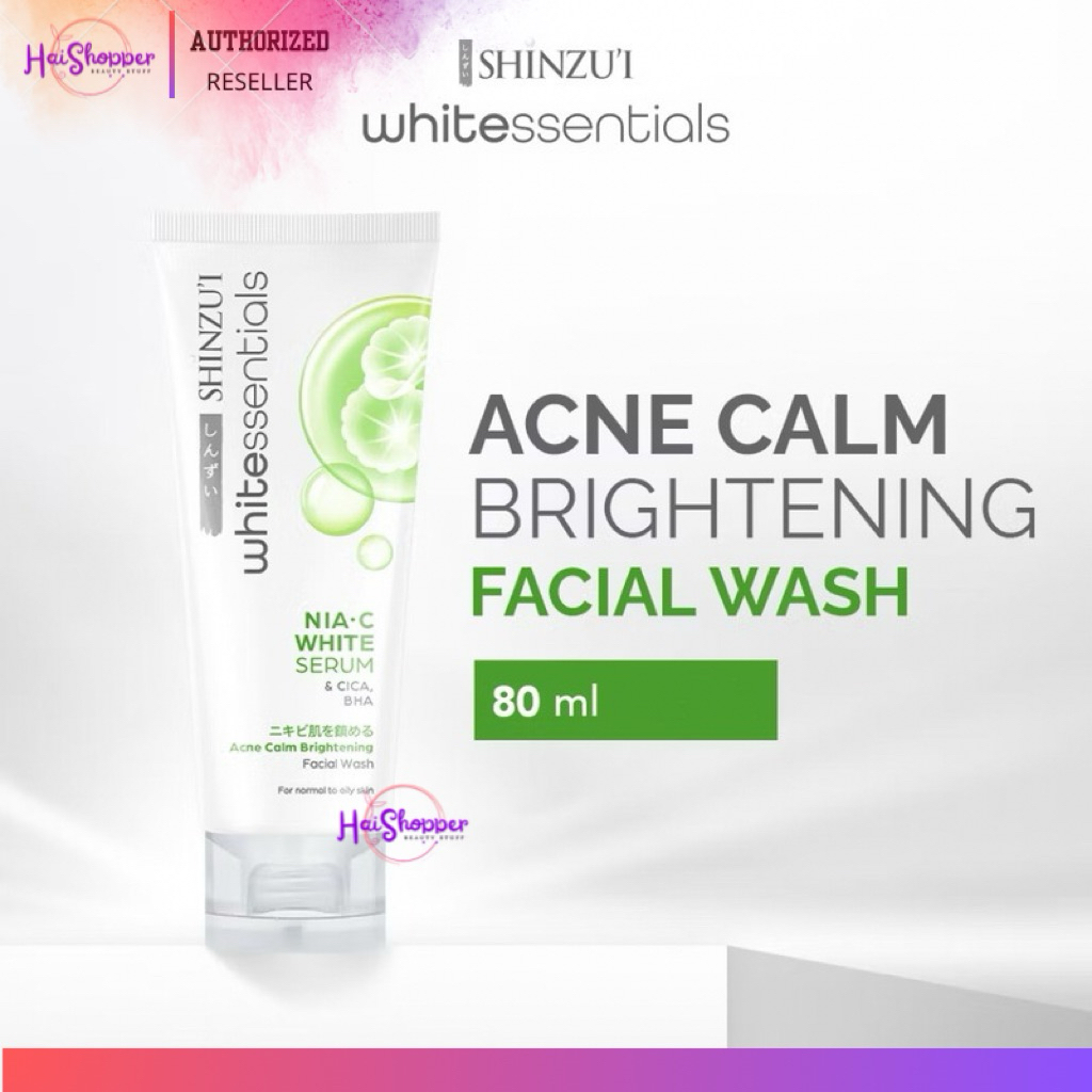 Jual Shinzui WHITEssentials Acne Calm Brightening Facial Wash CICA 80gr ...